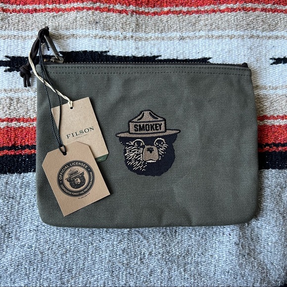 Filson | Accessories | Filson Smokey The Bear Rugged Twill Pouch | Poshmark